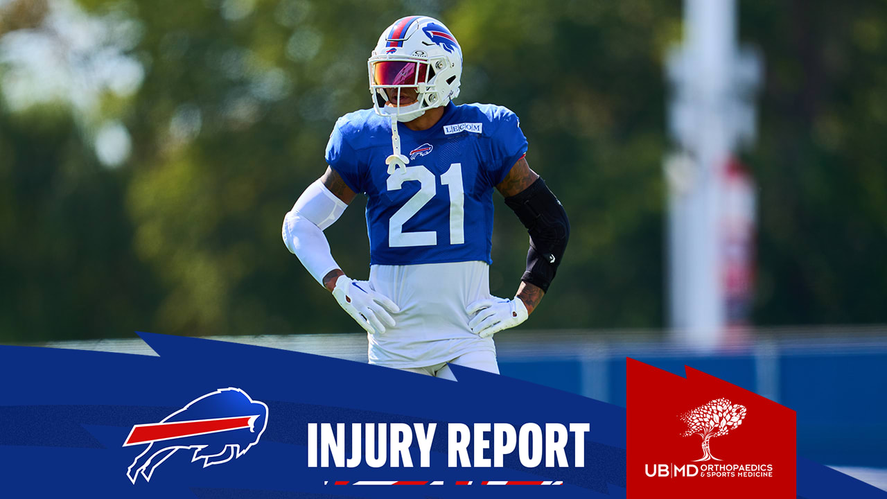 Bills injury report for Week 4 vs. Dolphins