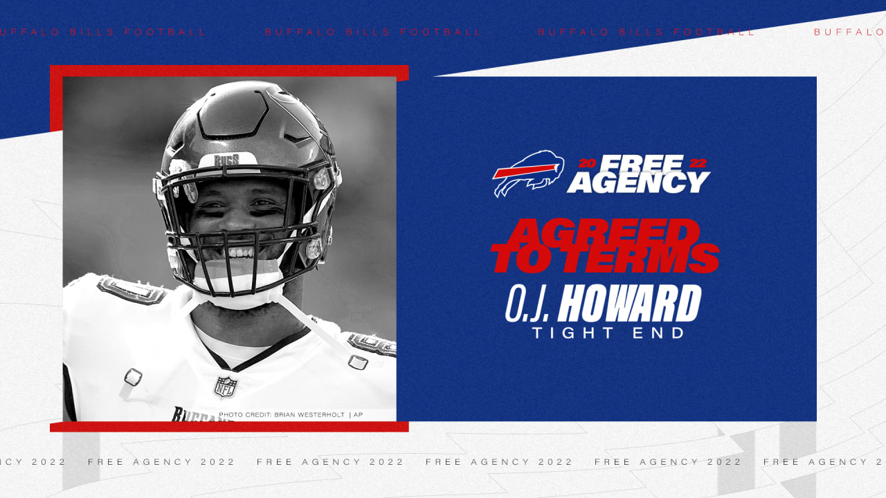 Bills agree to terms with tight end O.J. Howard