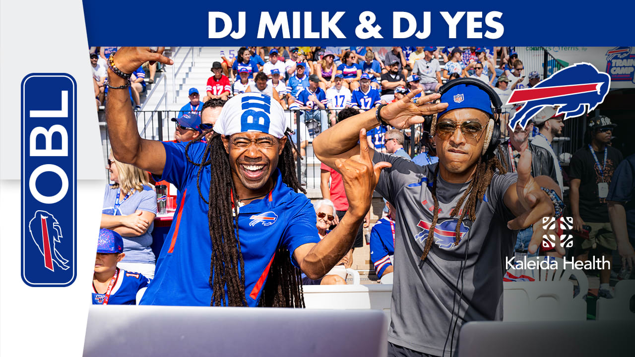 DJ Milk & DJ Yes Bring the Vibes To Bills Training Camp