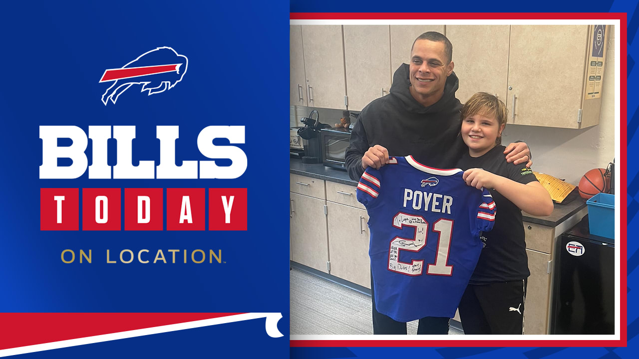 Bills Today | Jordan Poyer surprises 12-year-old fan at school