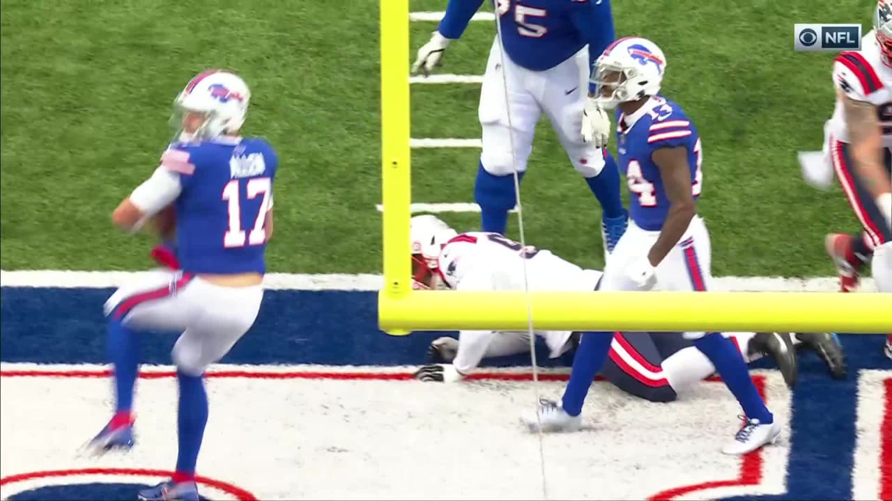 Josh Allen rushes for a 2-yard touchdown | Bills vs. Patriots