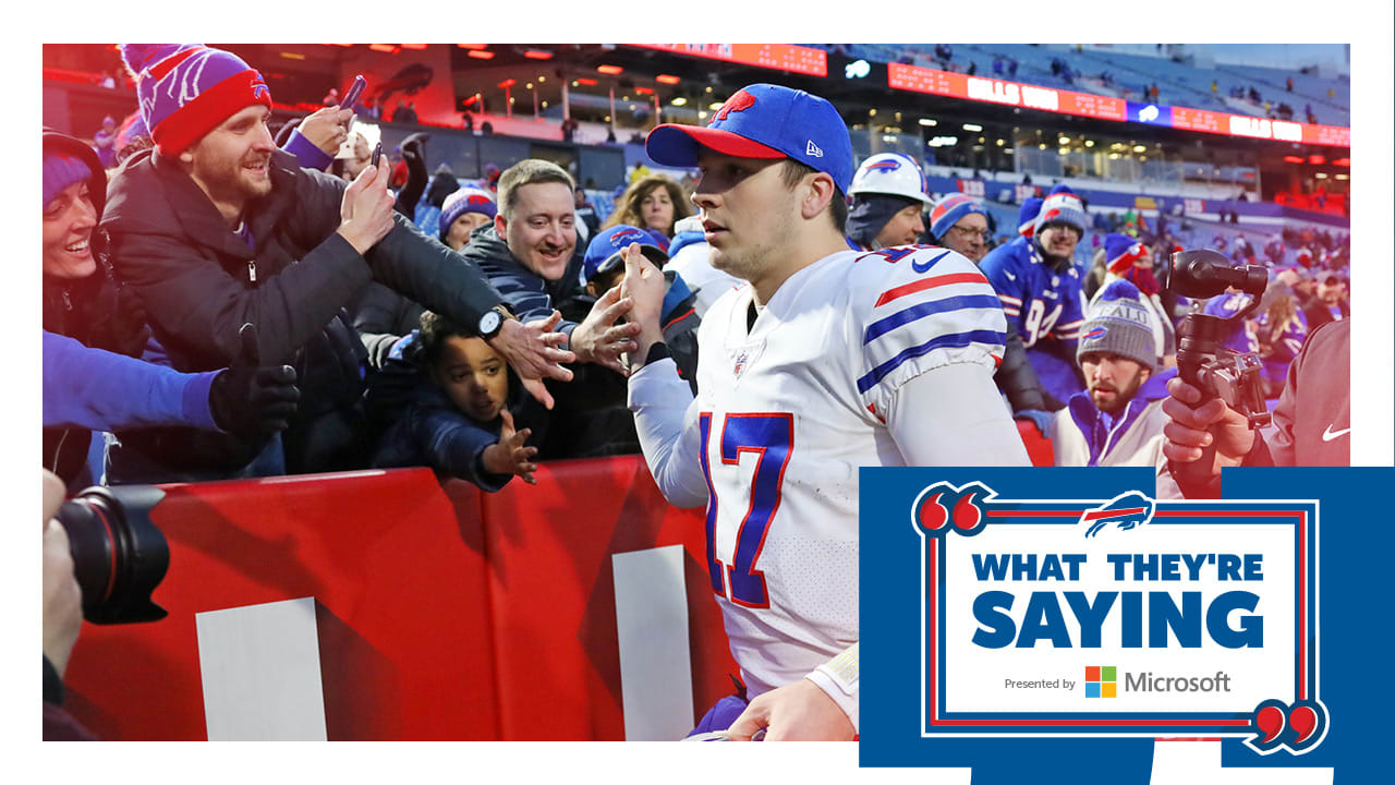 What they're saying: Bills veterans praise Josh Allen and raucous fans ...