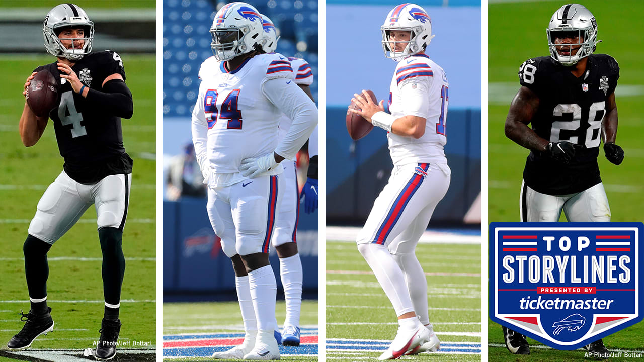Top 5 storylines fans need to follow for Bills at Raiders | Week 4