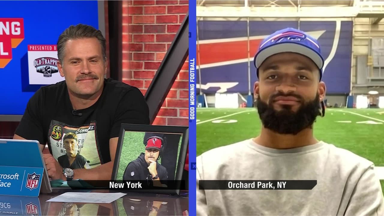 GMFB | Gabe Davis reacts to being named a Bills' captain, his ... GMFB | Gabe Davis reacts to being named a Bills' captain, his ...
