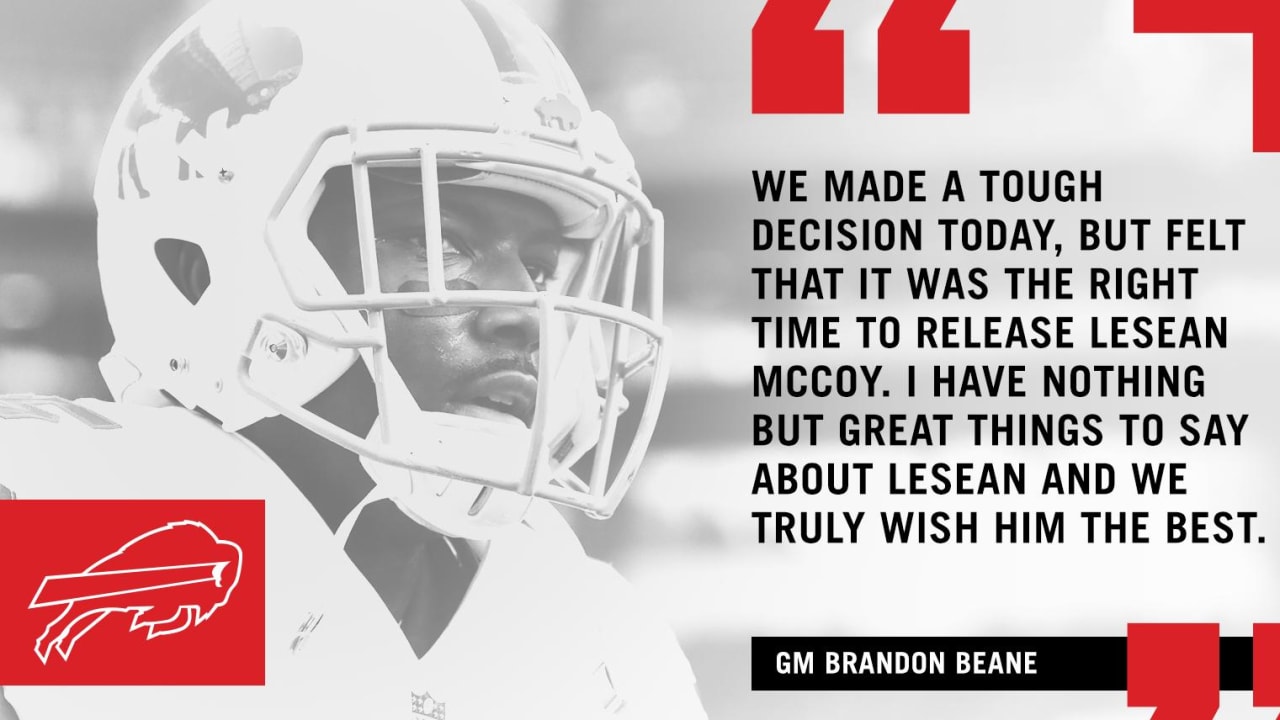 Brandon Beane: LeSean McCoy decision difficult, opportunity is now for ...