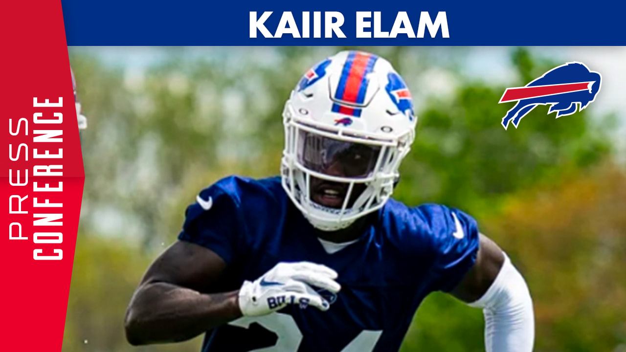 Kaiir Elam: "I'm Excited To Be A Bill"
