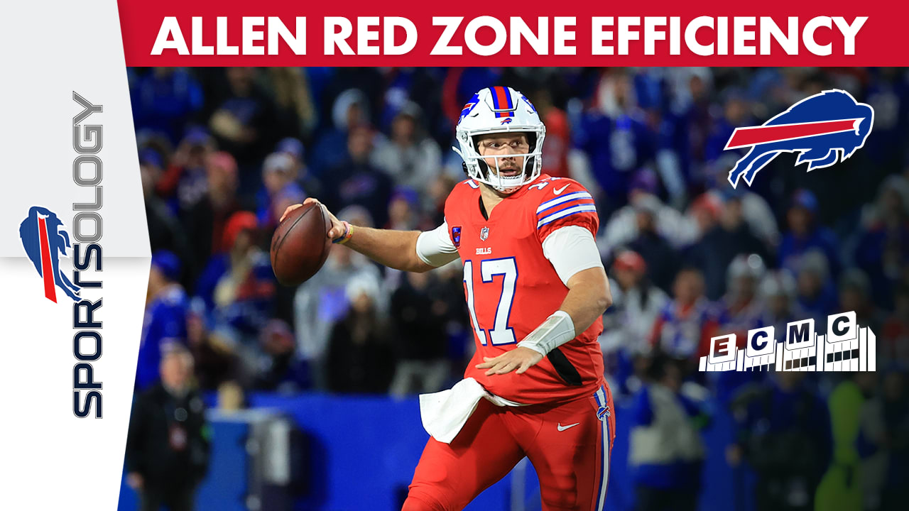 Josh Allen's Ridiculous Red Zone Efficiency | Sportsology | Buffalo Bills