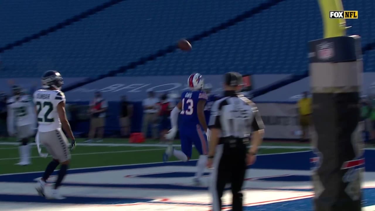 Josh Allen with a 4-yard touchdown pass to Gabriel Davis | Bills vs. Seahawks