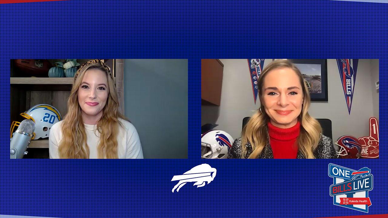 The Team Reporters: Maddy Glab with Chargers team reporter Hayley Elwood