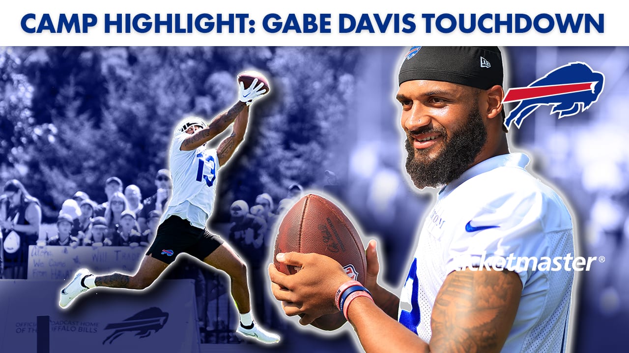 Camp Highlight: Gabe Davis Touchdown