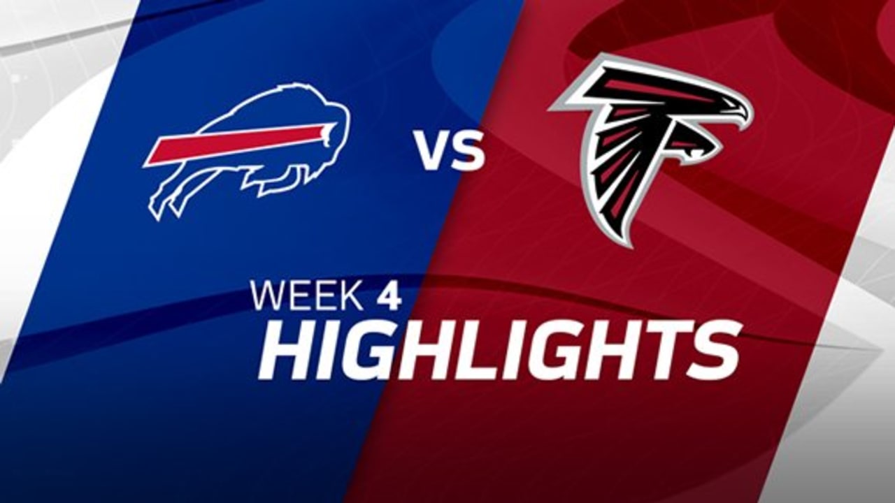 Buffalo Bills vs. Atlanta Falcons highlights | Week 4