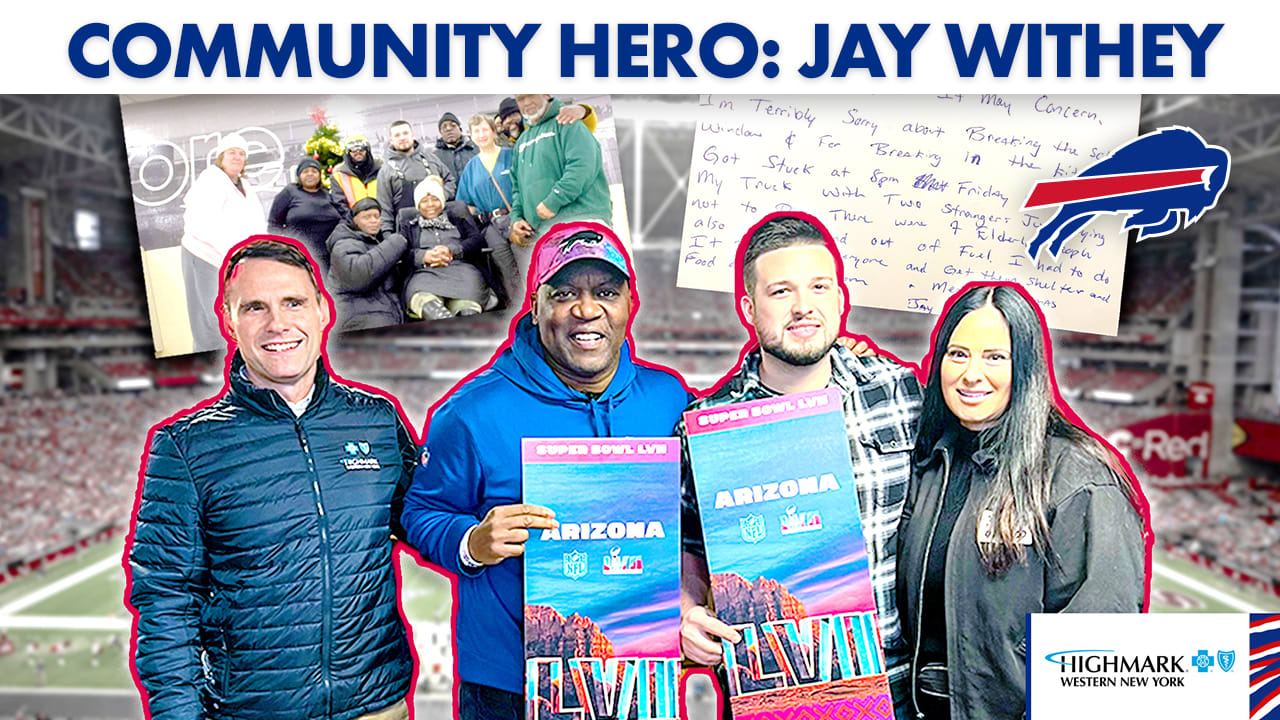 Community Hero Jay Withey Receives Super Bowl LVII Tickets For His ...