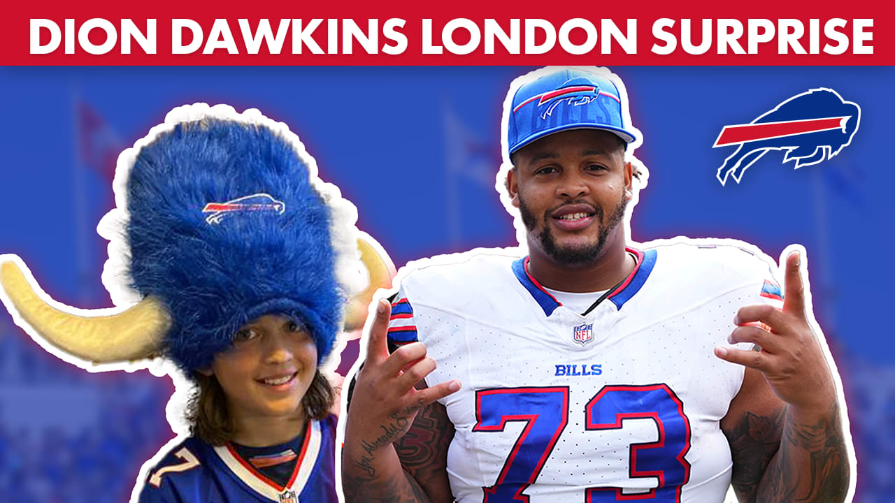 Dion Dawkins Surprises London Fan With Tickets! | Buffalo Bills Dion Dawkins Surprises London Fan With Tickets! | Buffalo Bills