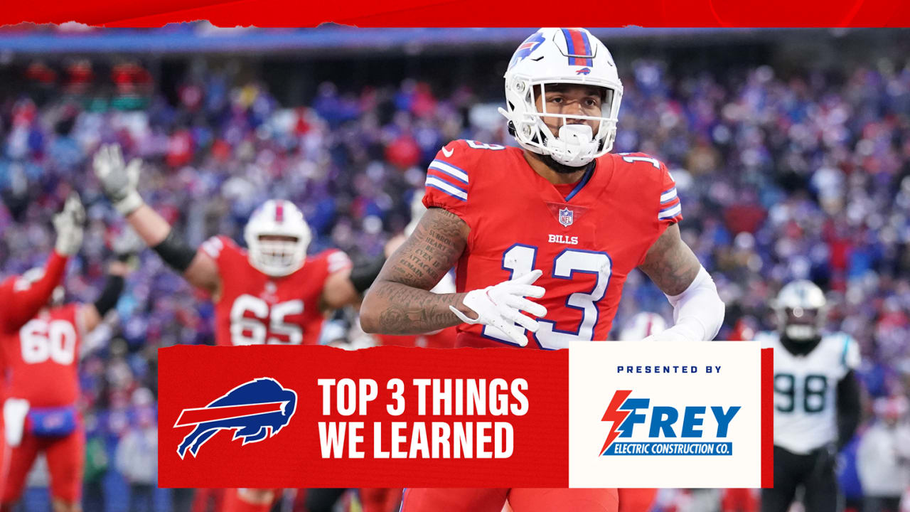 Top 3 things we learned from Bills vs. Panthers | Week 15