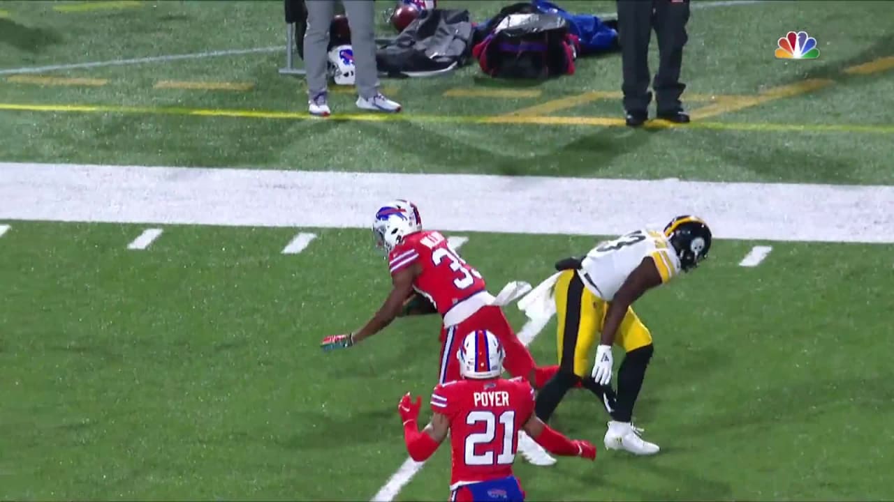 Levi Wallace makes an acrobatic interception | Bills vs. Steelers