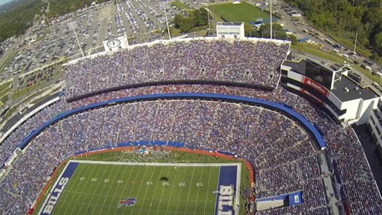 Watch: Skydive Into Ralph Wilson Stadium