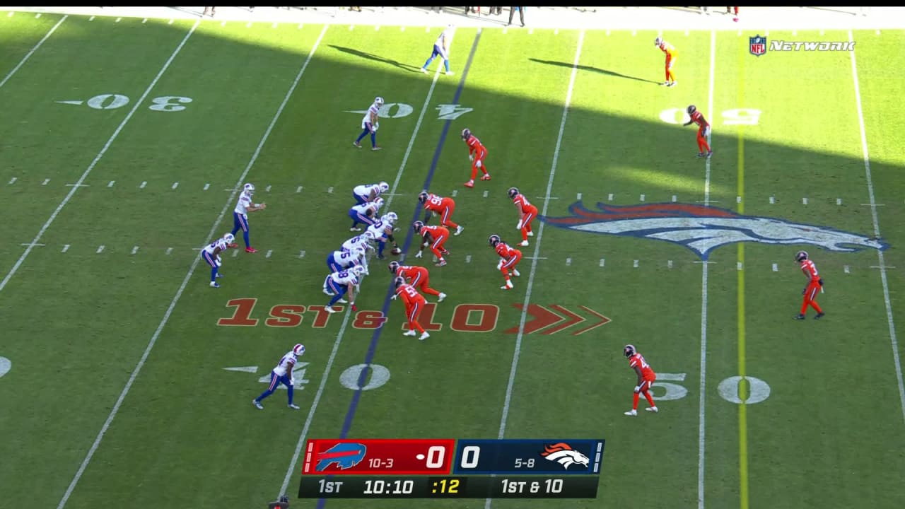 Stefon Diggs sets Bills single season receptions record | Bills at Broncos