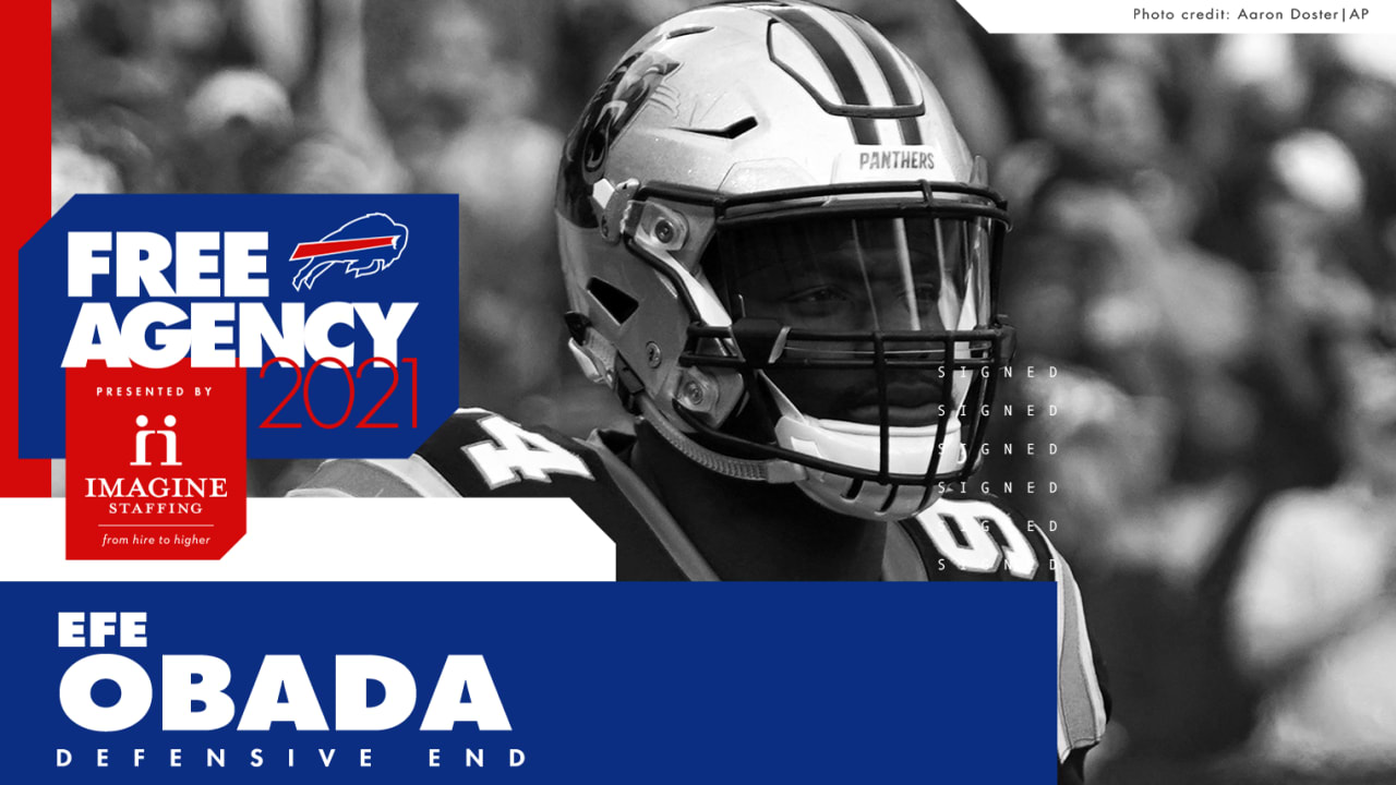 Bills agree to terms with Efe Obada