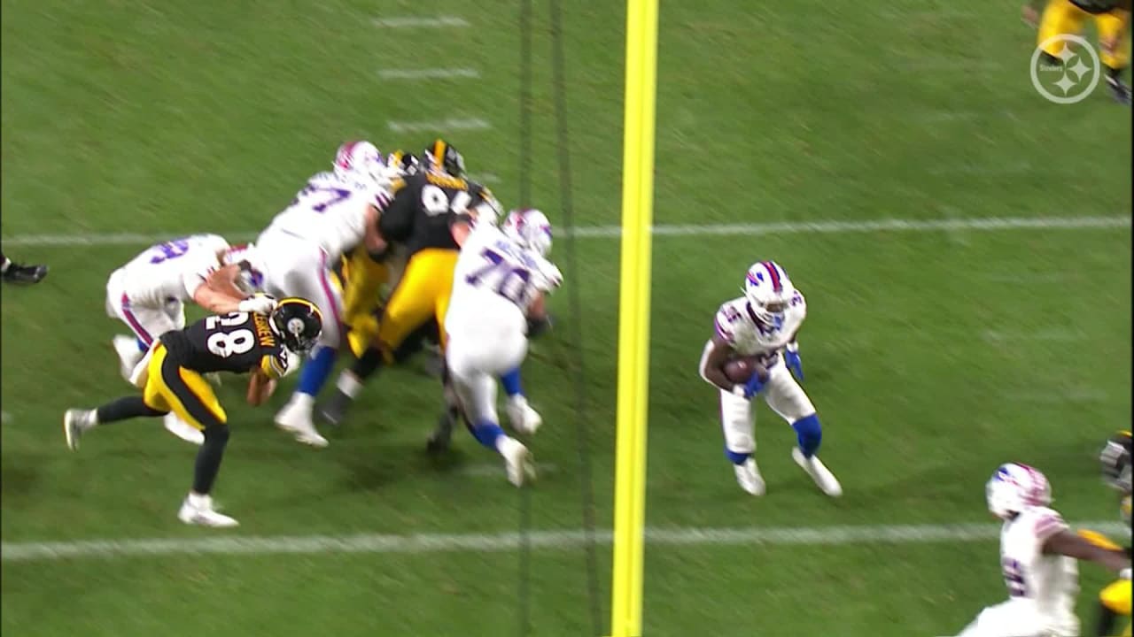 Jordan Mims' 2-yard TD run puts Bills on the board | Bills vs. Steelers ...