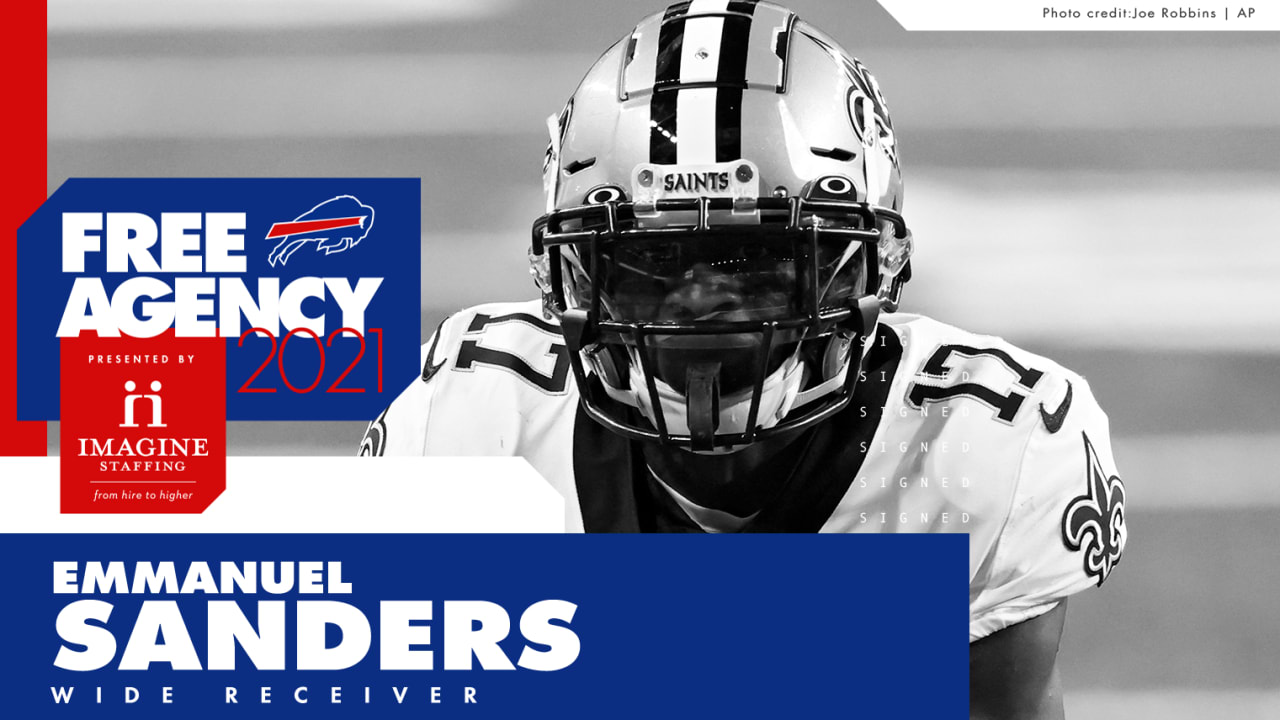 Bills agree to terms with wide receiver Emmanuel Sanders