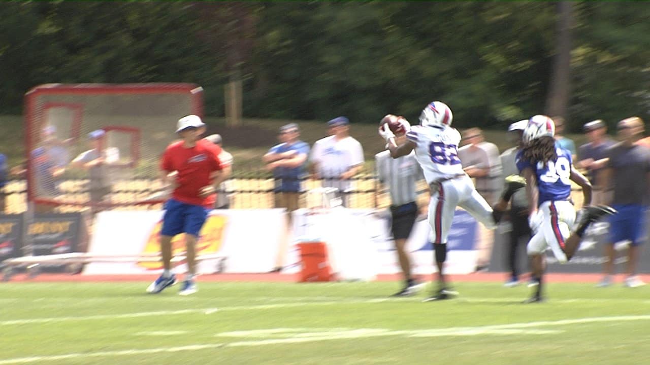 Camp Highlight: Simms Long Pass to Davis