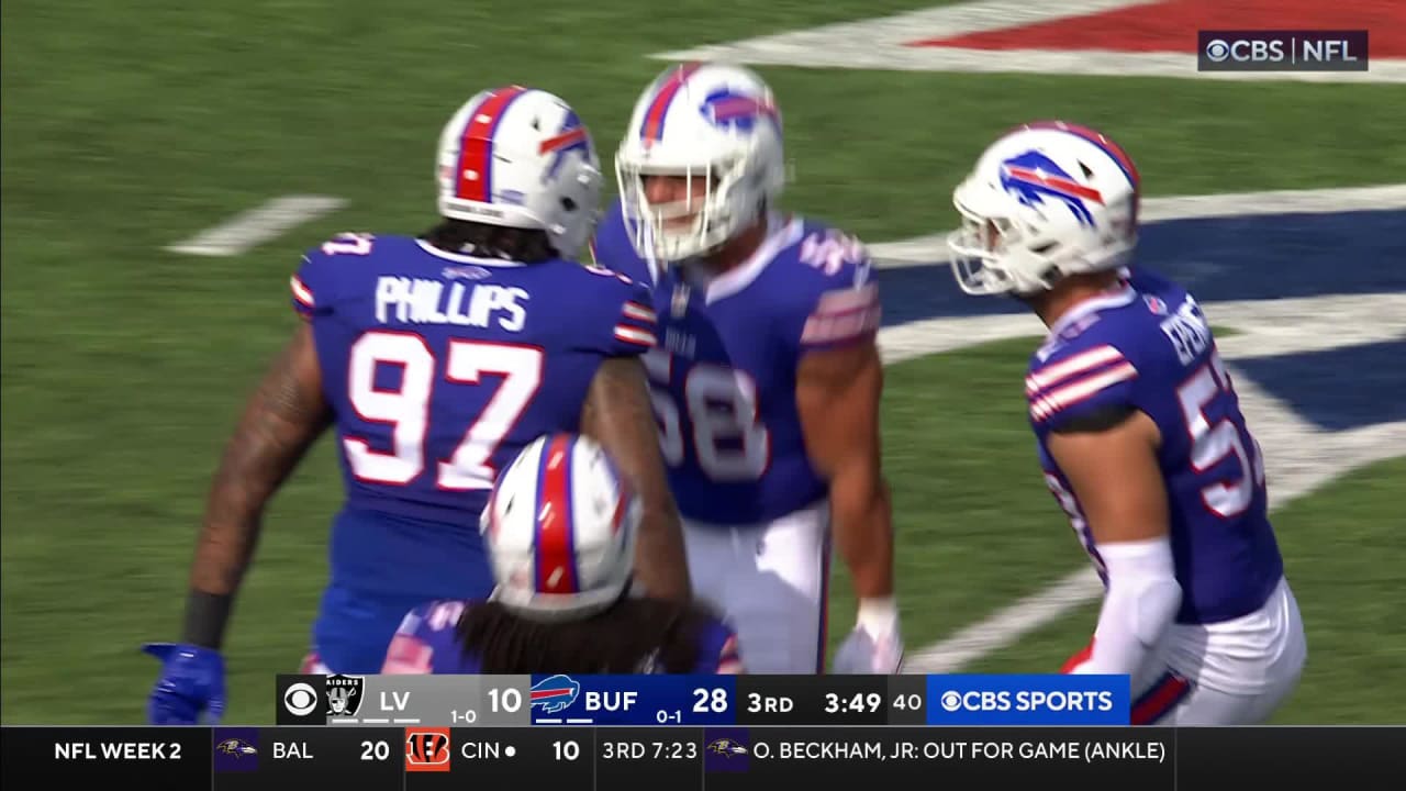 Matt Milano snags his 2nd interception of the season | Bills vs ...