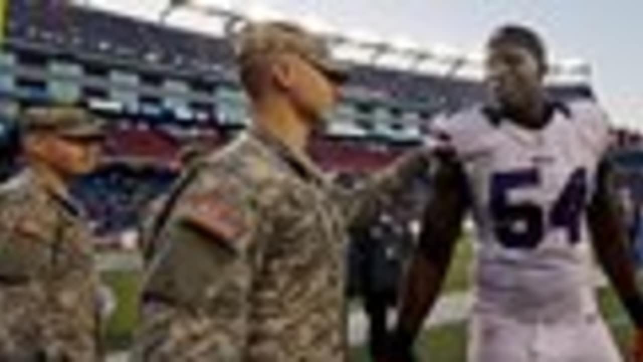 Kyle Moore benefits from personal military connection