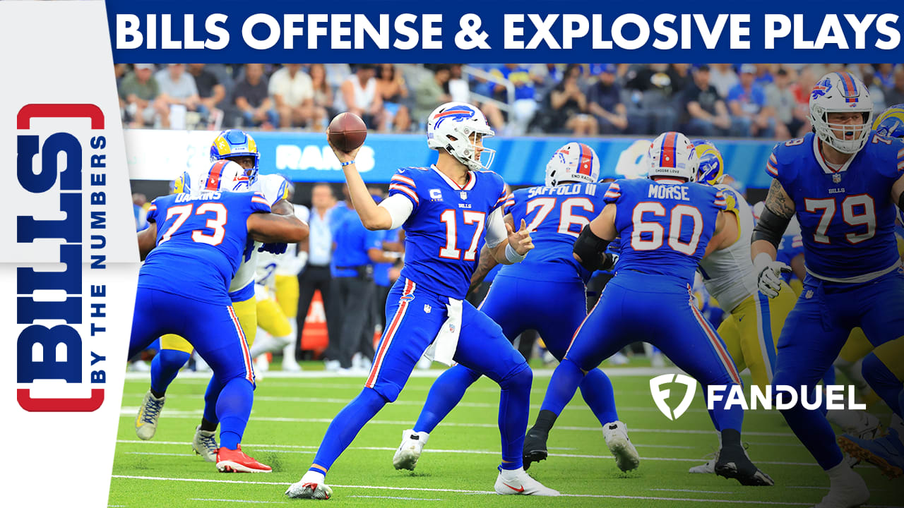 Bills by the Numbers Ep. 42: Bills Offense Sacrificing Explosiveness ...