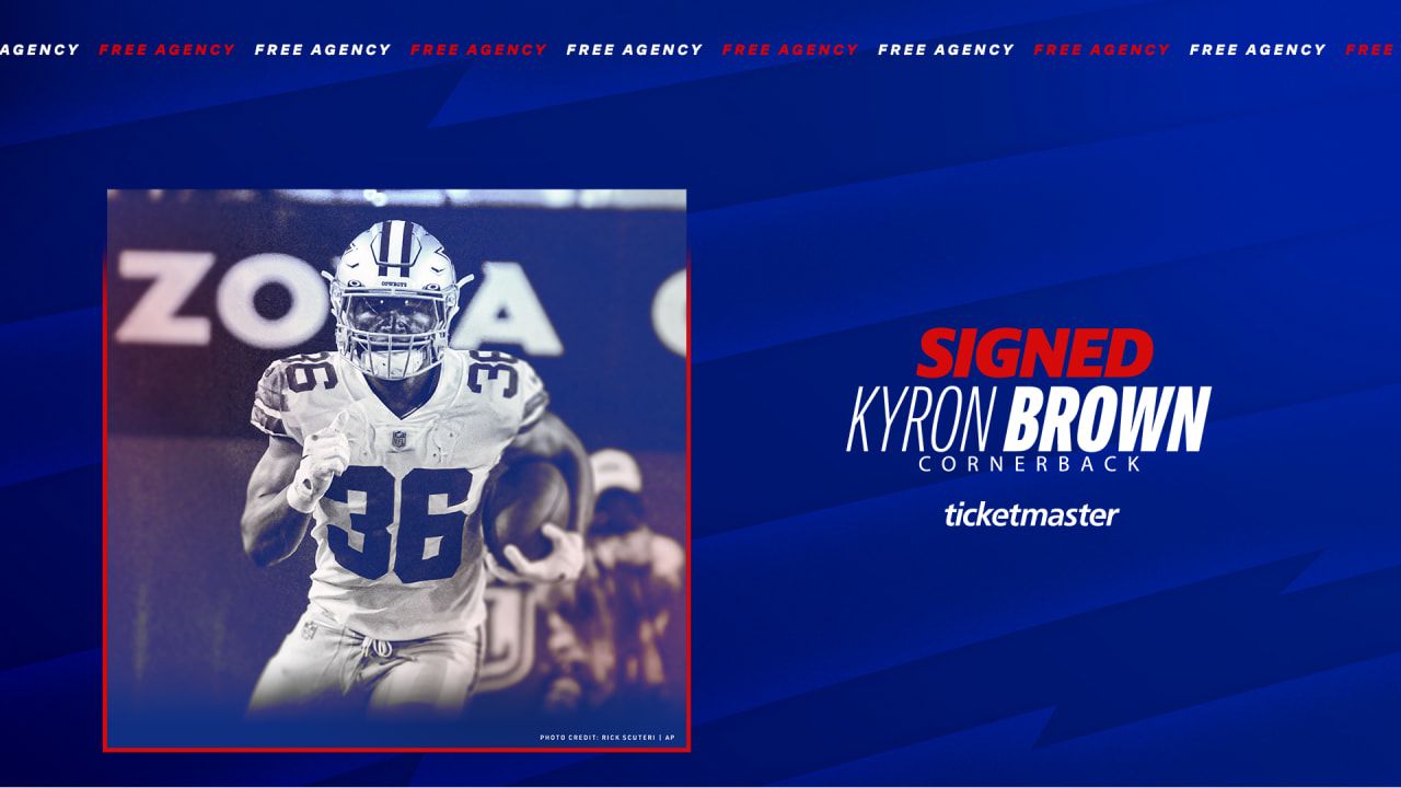 Bills sign CB Kyron Brown