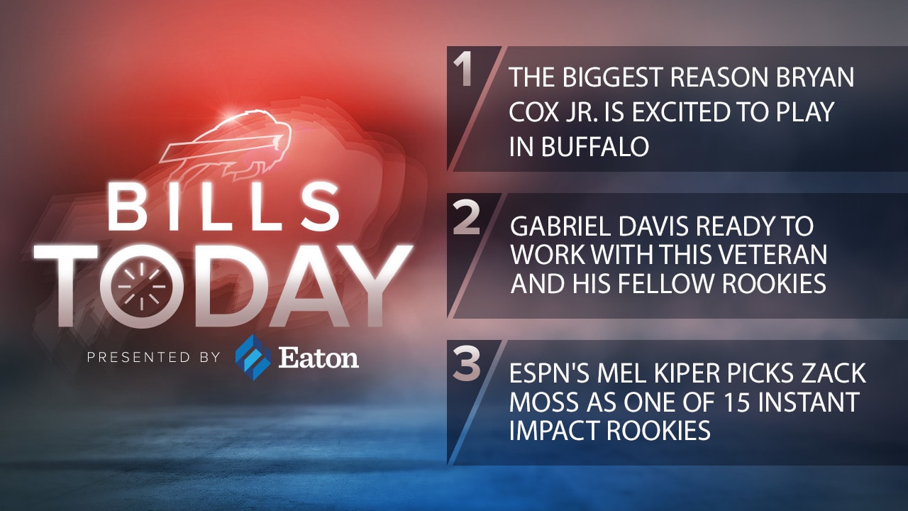 Bills Today | The biggest reason Bryan Cox Jr. is excited to play in ...