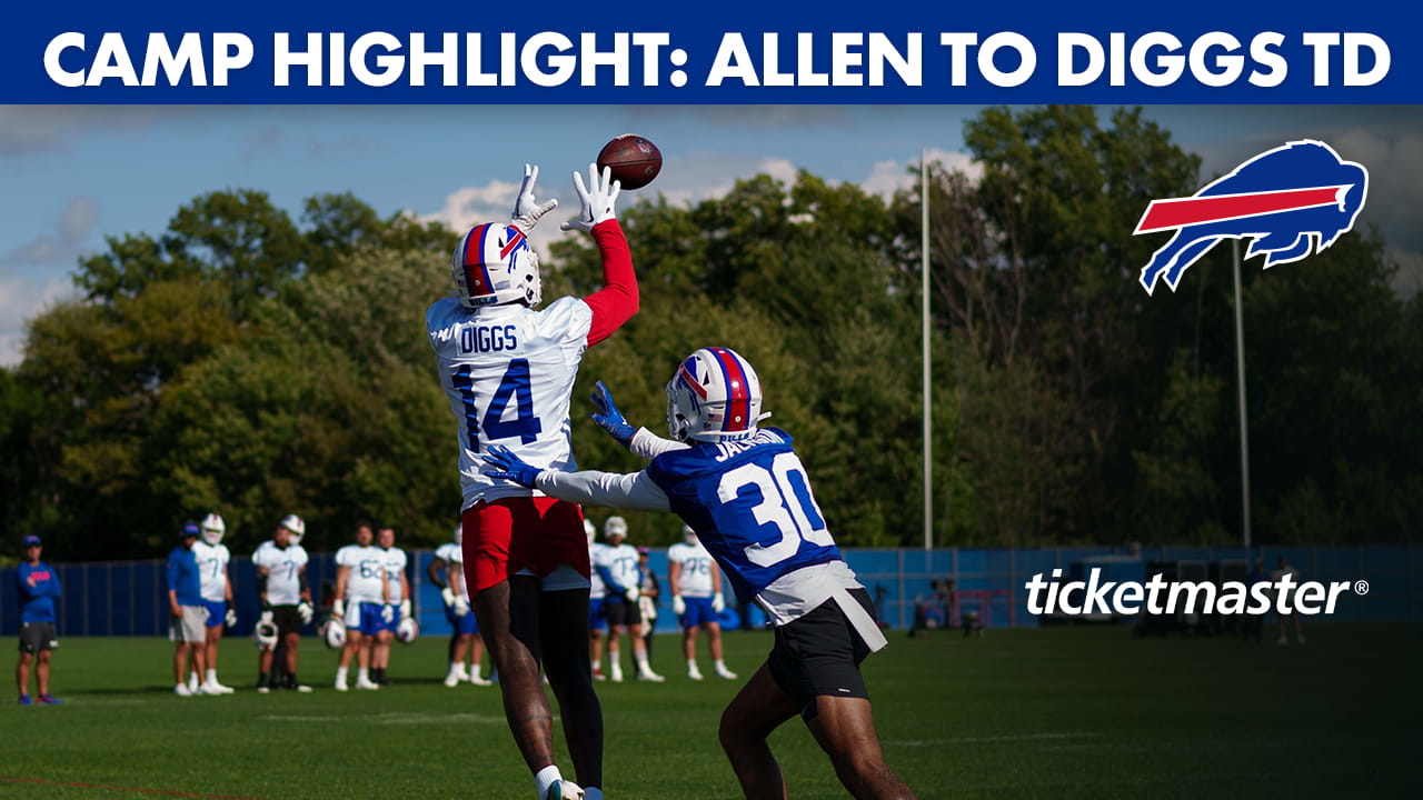 Camp Highlight: Josh Allen TD Pass to Stefon Diggs