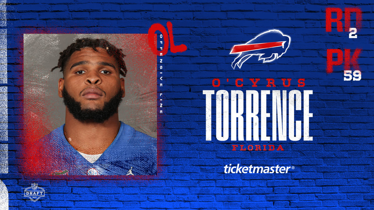 Top five things to know about new Buffalo Bills OL O'Cyrus Torrence