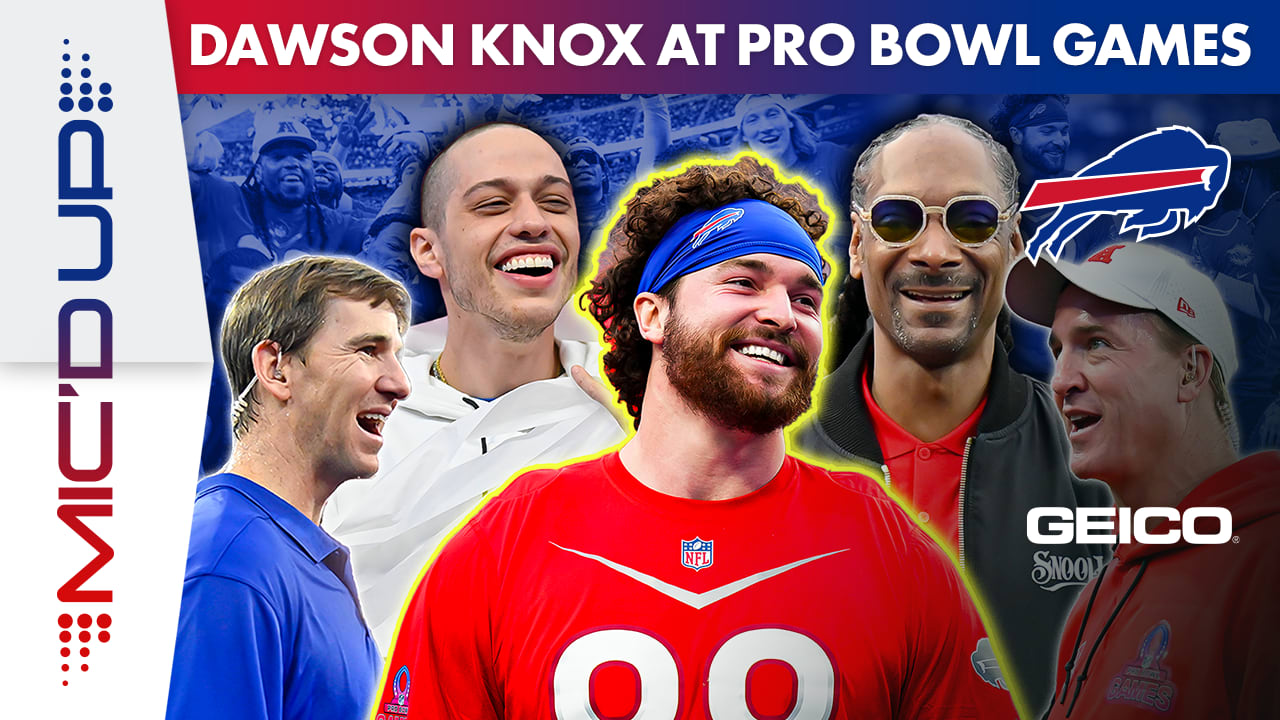 Dawson Knox Mic'd Up For TWO Touchdowns At The 2023 Pro Bowl Games ft ...