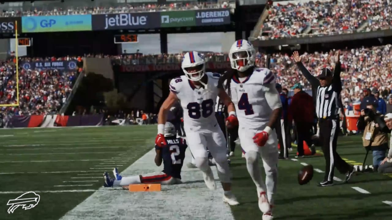 Sideline Access | QB Josh Allen finds James Cook for 8-yard TD | Bills ...