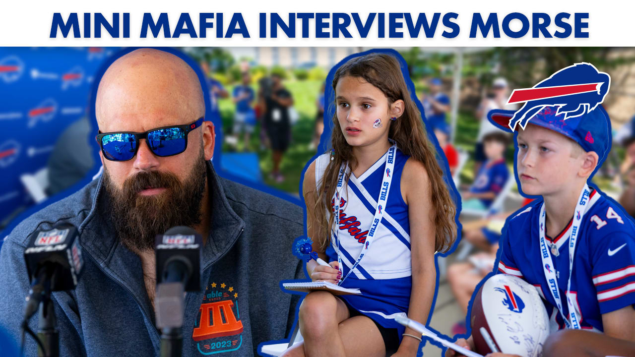 Kids Interview Bills Player Mitch Morse! | Mini Mafia Press Conference