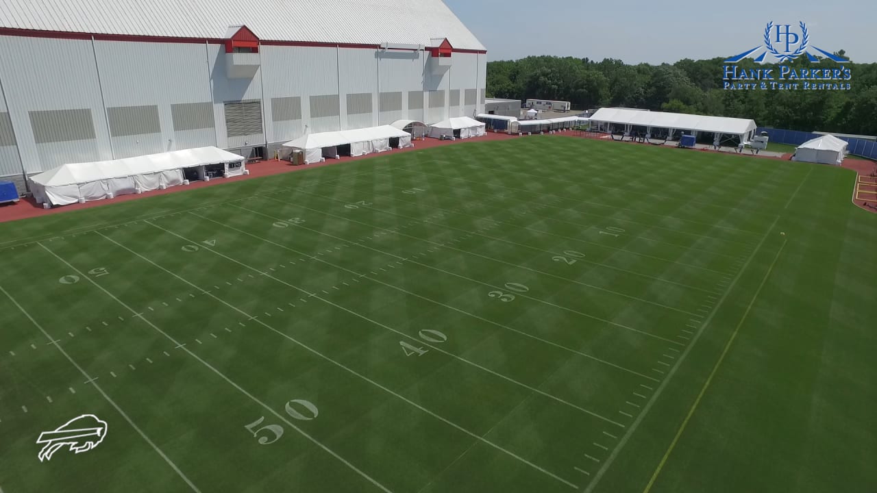 New Training Camp Tent Setup