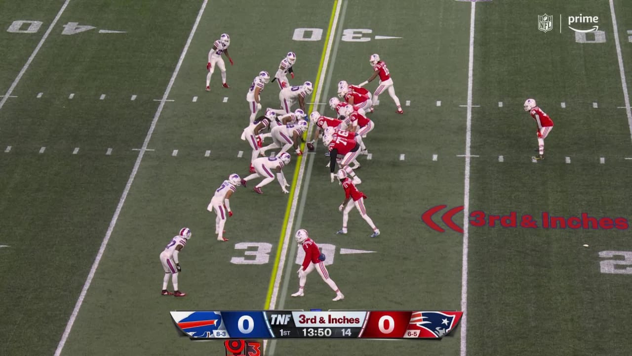 Bills swarm Stevenson for third-down stop after fumbled handoff | Bills ...