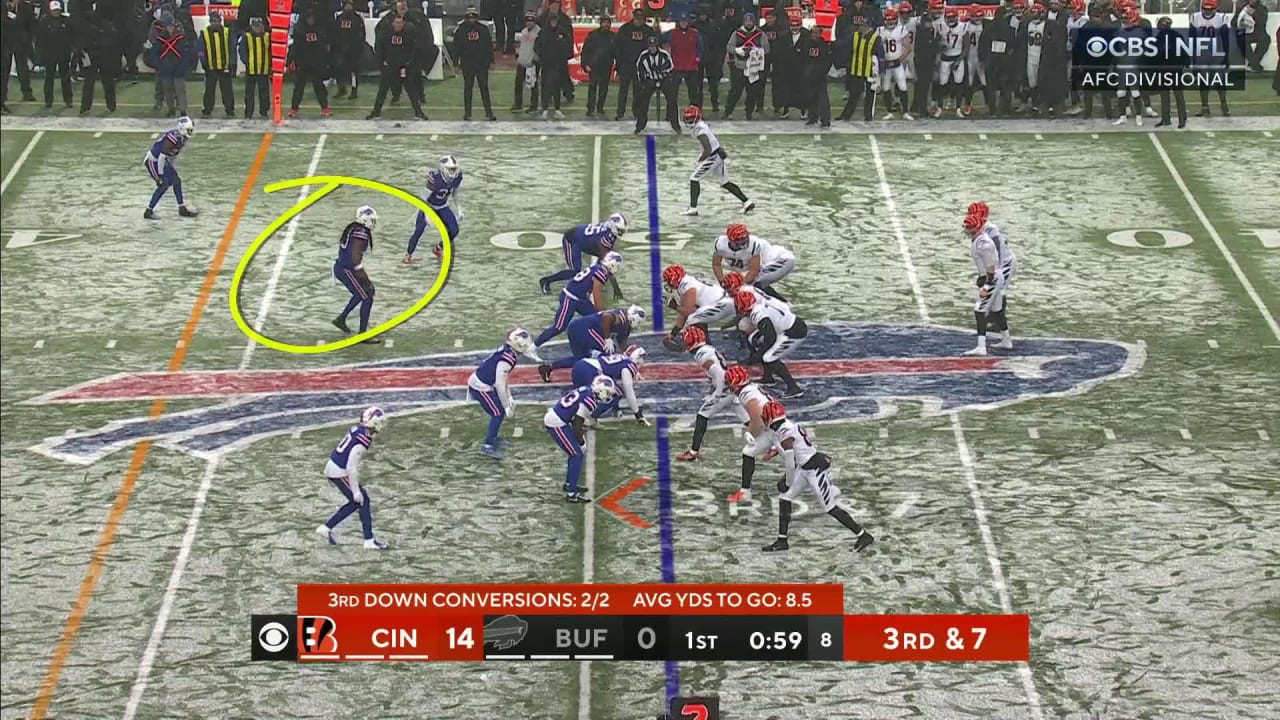 Matt Milano's QB spy vs. Burrow evolves into sack | Bills vs. Bengals ...