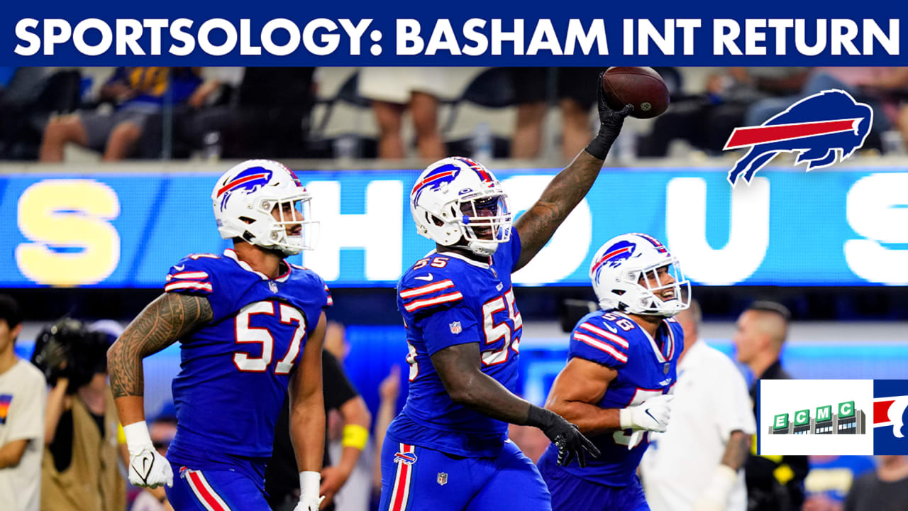 Sportsology: ECMC - Boogie Basham's 21-Yard Interception Return