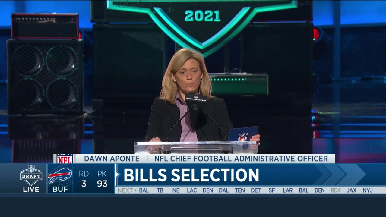 Bills select Spencer Brown with the No. 93 pick in the 2021 NFL Draft