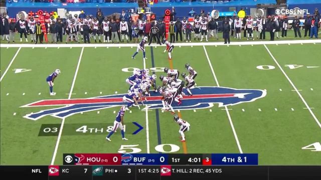 Fake QB sneak! Josh Allen bounces outside for 16 yards | Bills vs. Texans
