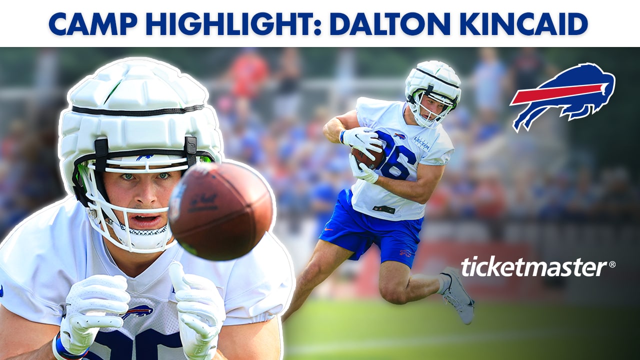 Camp Highlight: Dalton Kincaid Makes a Nice Grab from Josh Allen