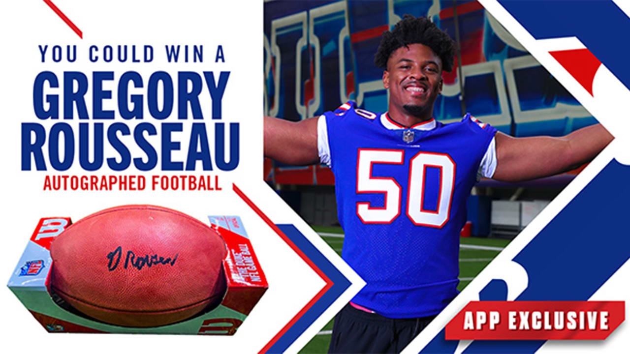 How Bills fans can win a football autographed by first-round pick Greg ...