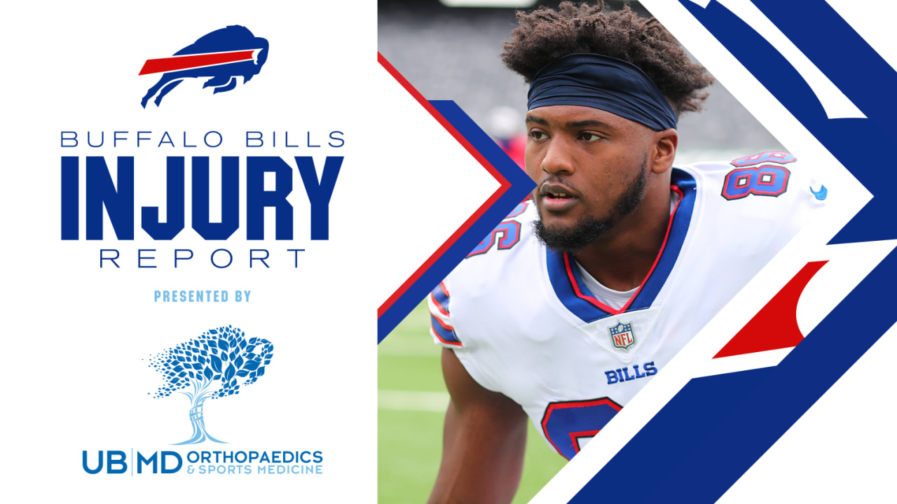 Injury report | Bills rule out Reggie Gilliam for Bills at Patriots