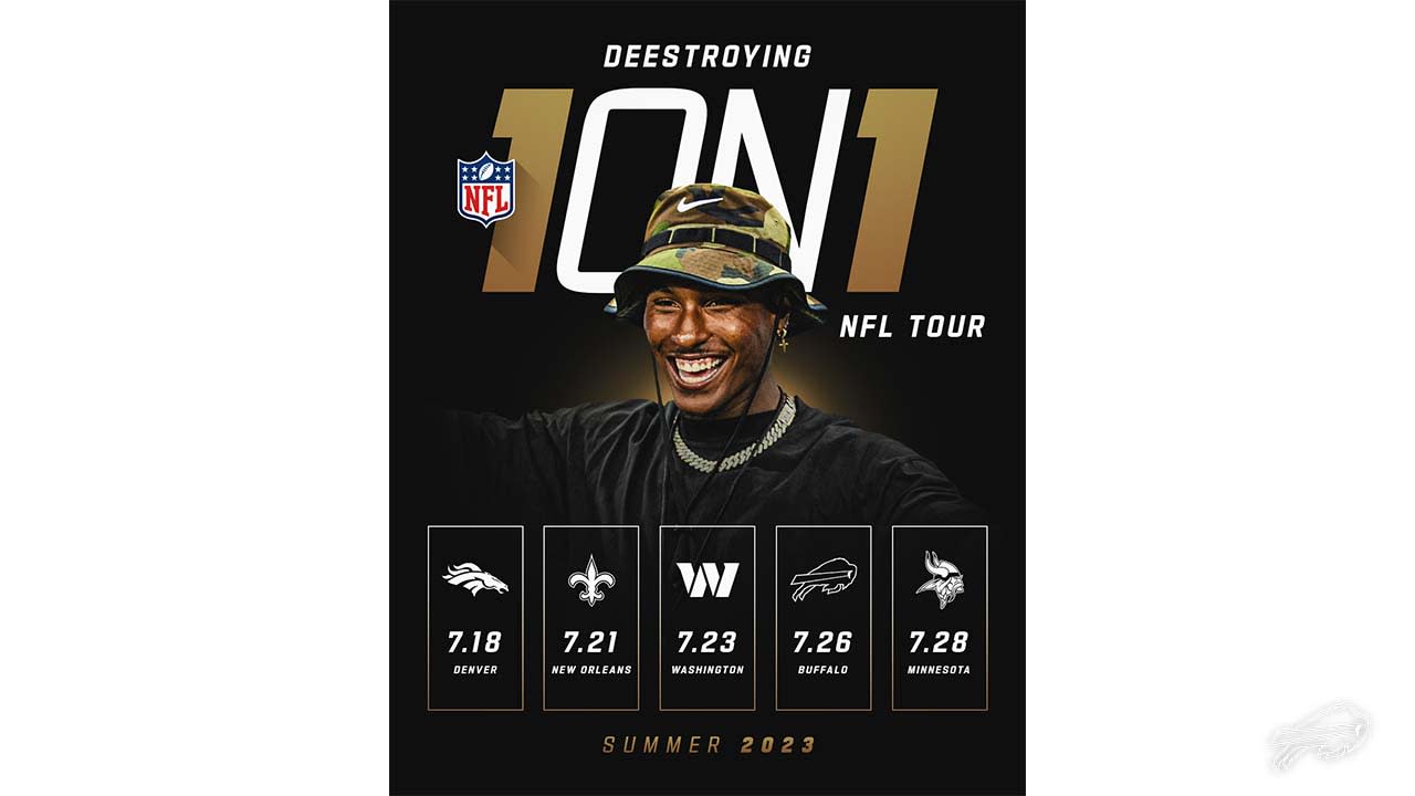 Bills set to host a 1ON1 tour stop for Deestroying on July 26
