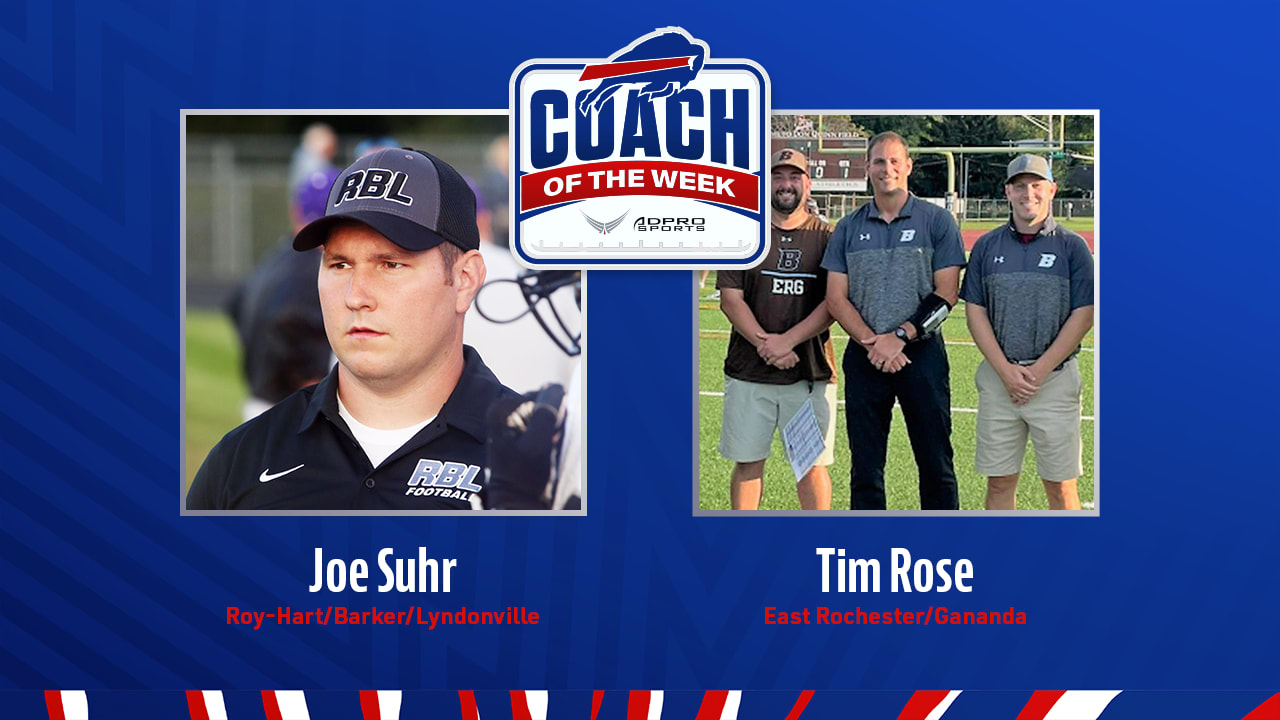 Joe Suhr & Tim Rose earn Bills-ADPRO Sports high school coach of the ...