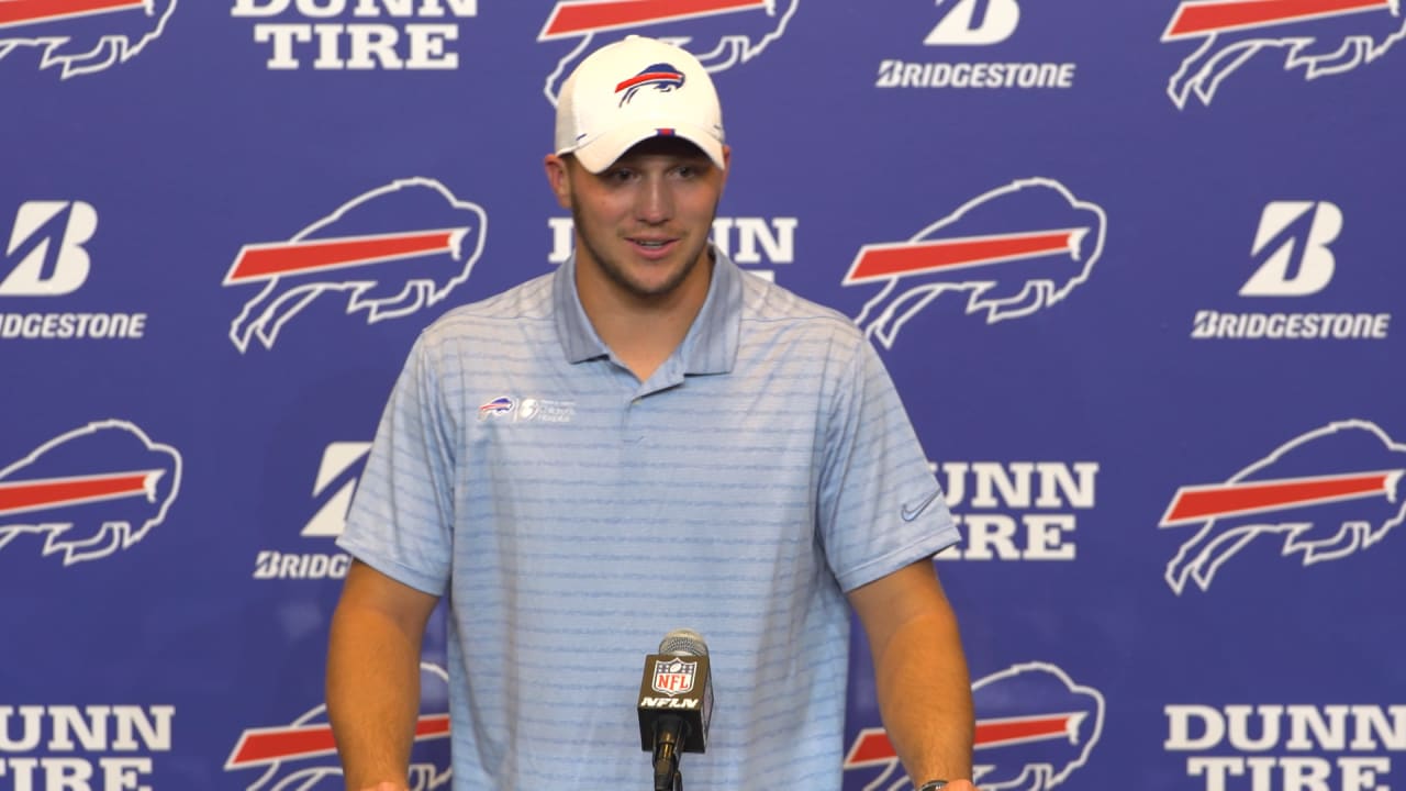 Josh Allen: "Love Being Back Out There"