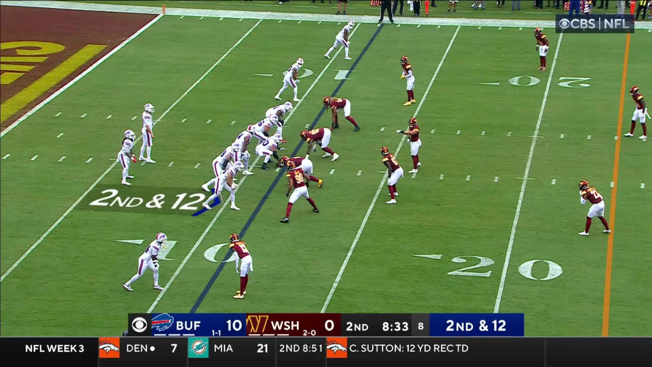 Josh Allen shows off wheels via 23-yard scramble | Bills at Commanders