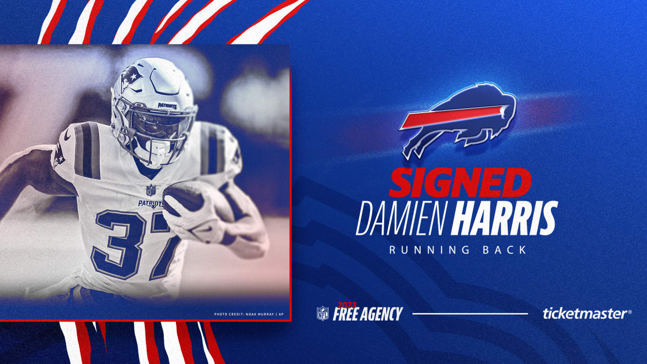 Bills sign RB Damien Harris to one-year deal