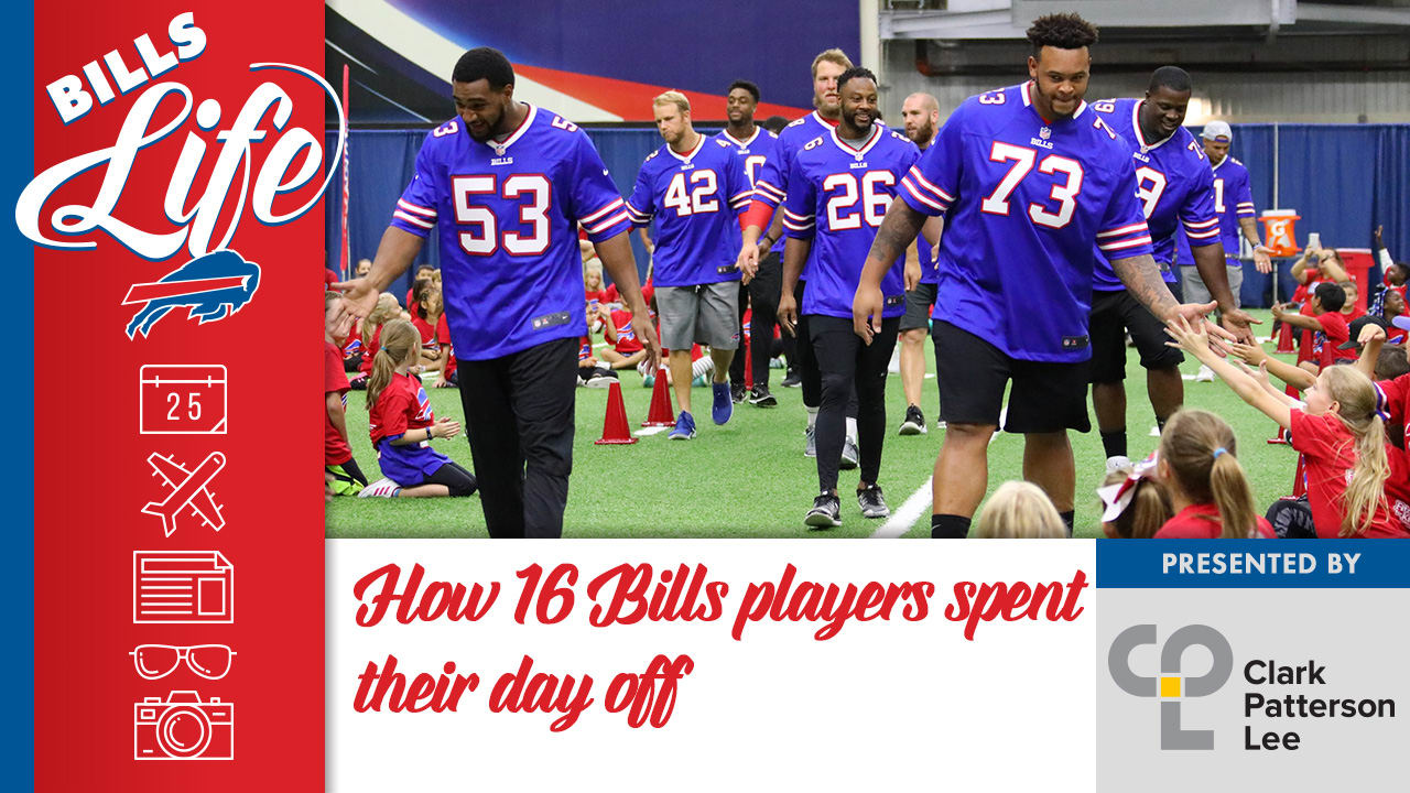 Bills Life: How 16 Bills players spent their day off